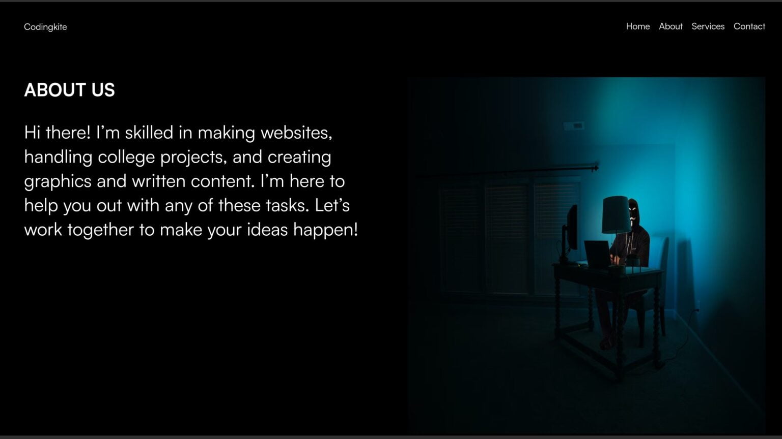Create Responsive Landing Page In Html Css Javascript Codingkite